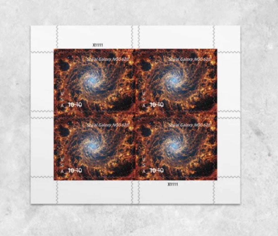 2025 Spiral Galaxy Priority Mail Postage Stamps – FallenCollector
